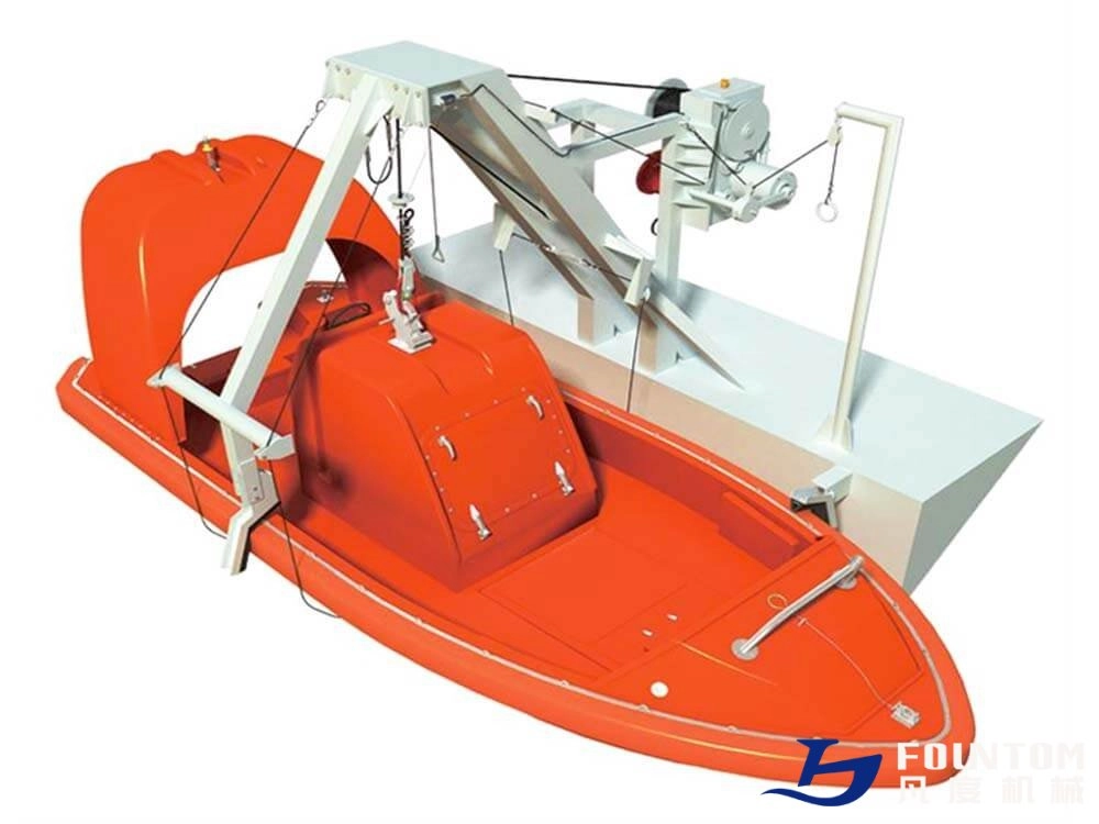 Lifeboat And Rescue Boat With A Frame Launching Davit - Fountom Marine