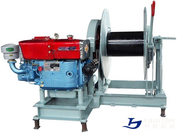 Diesel Driven Mooring Winch For Ships | Fountom Marine